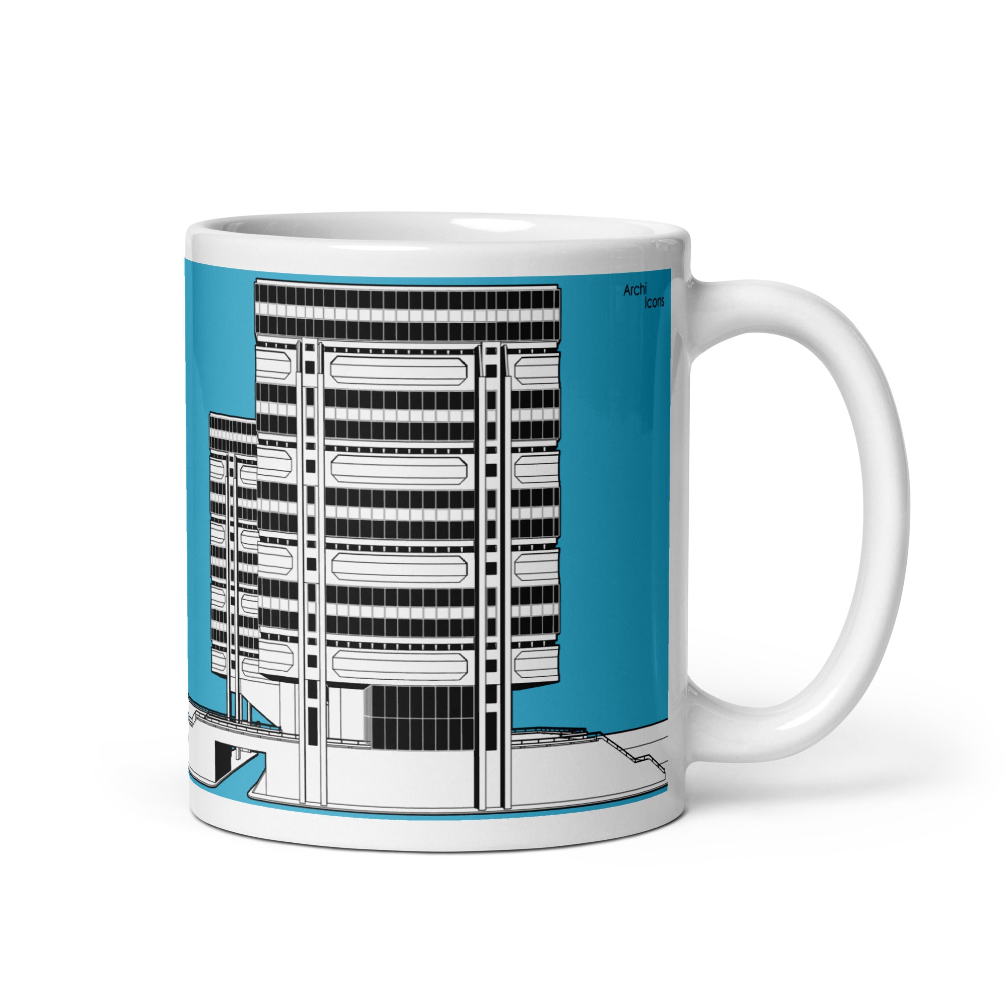 Muirhead Tower Blue Mugs