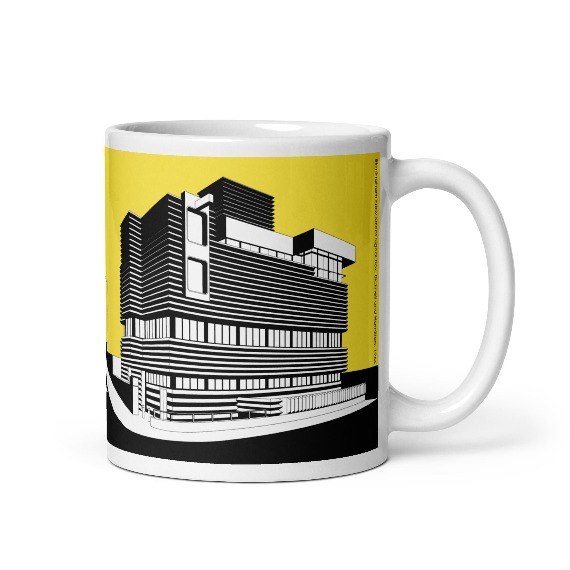 Birmingham New Street Signal Box Yellow Mugs | Bicknell & Hamilton ...