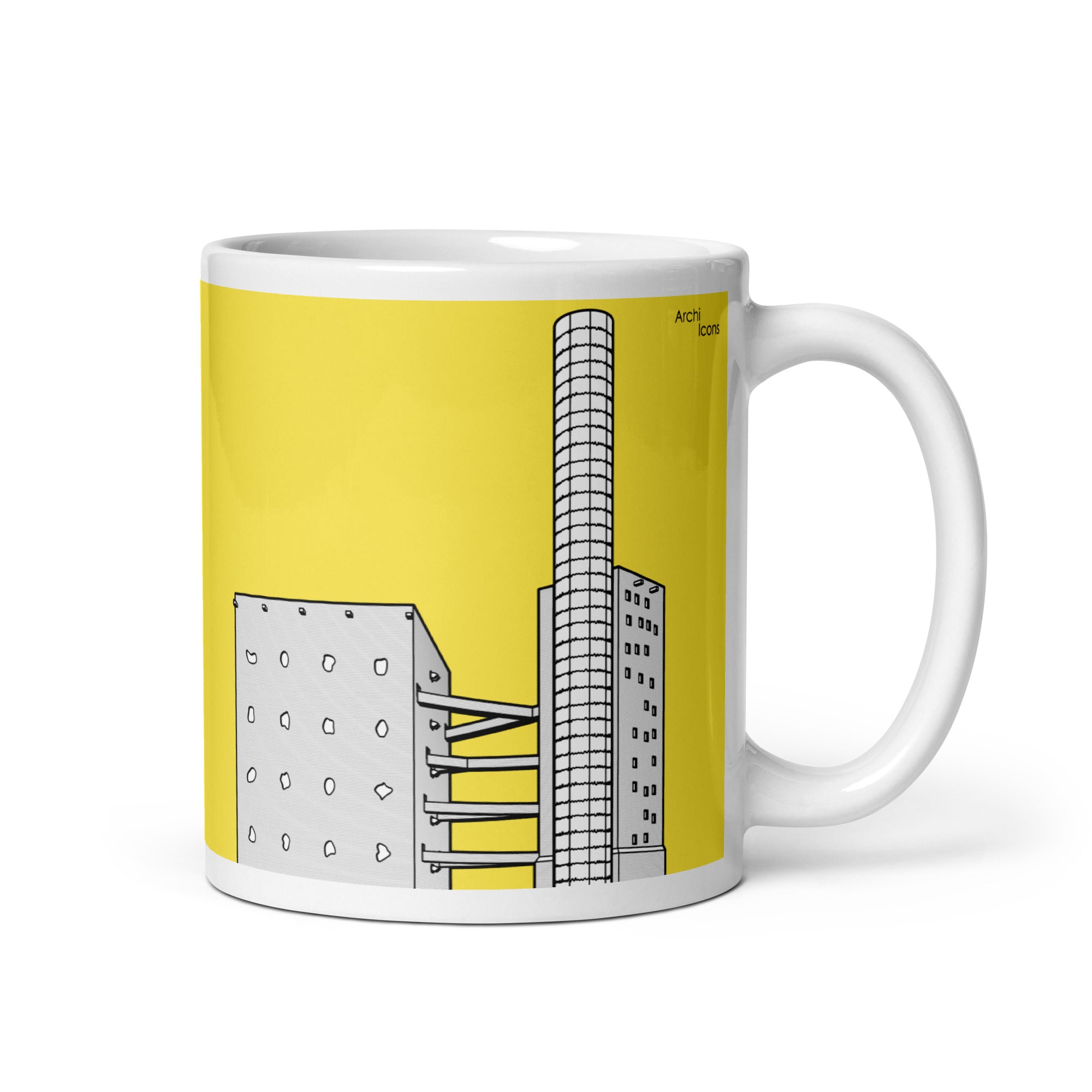 SESC Pompéia Yellow Mugs