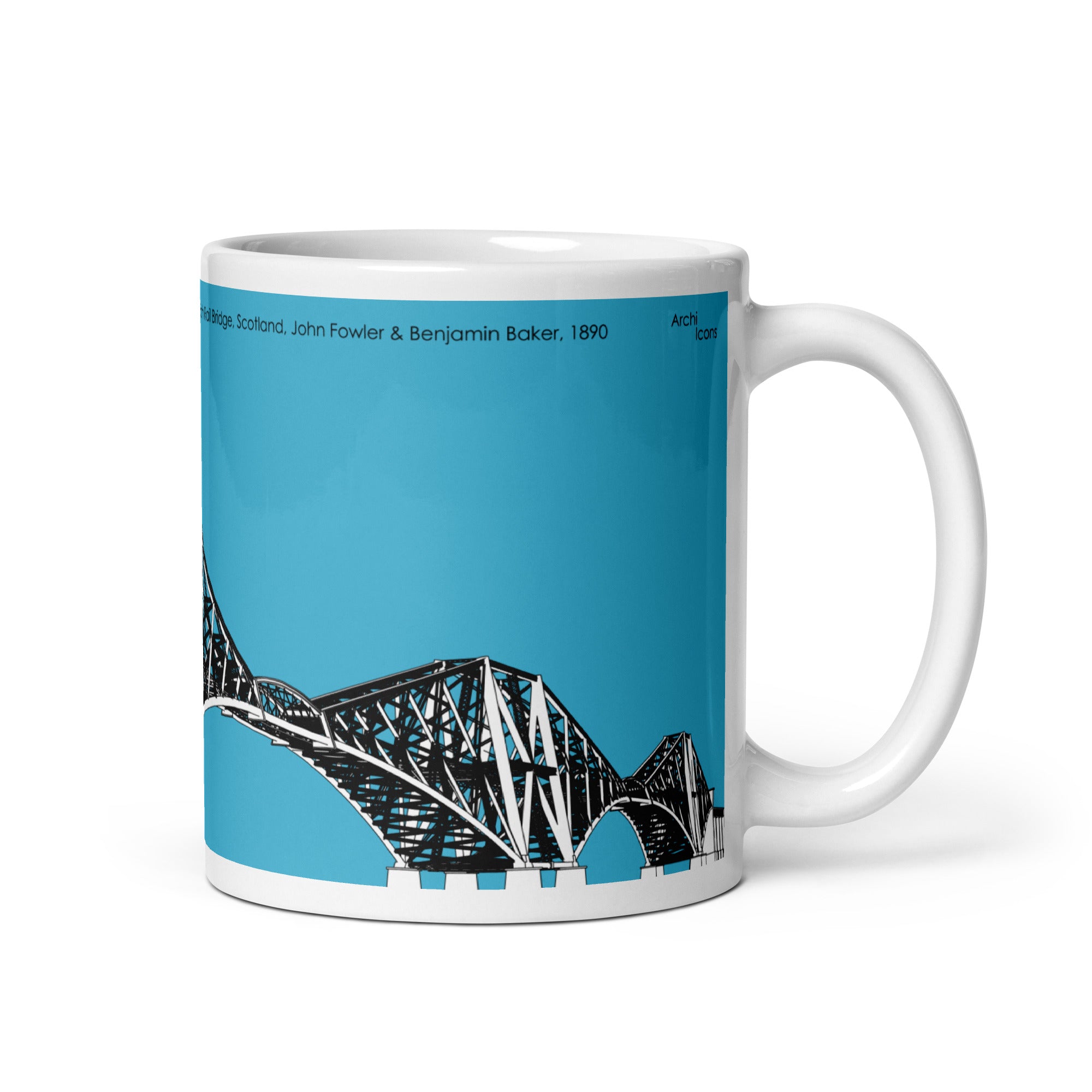Forth Bridge Blue Mugs – Iconic Scottish Landmark | Edinburgh Railway ...