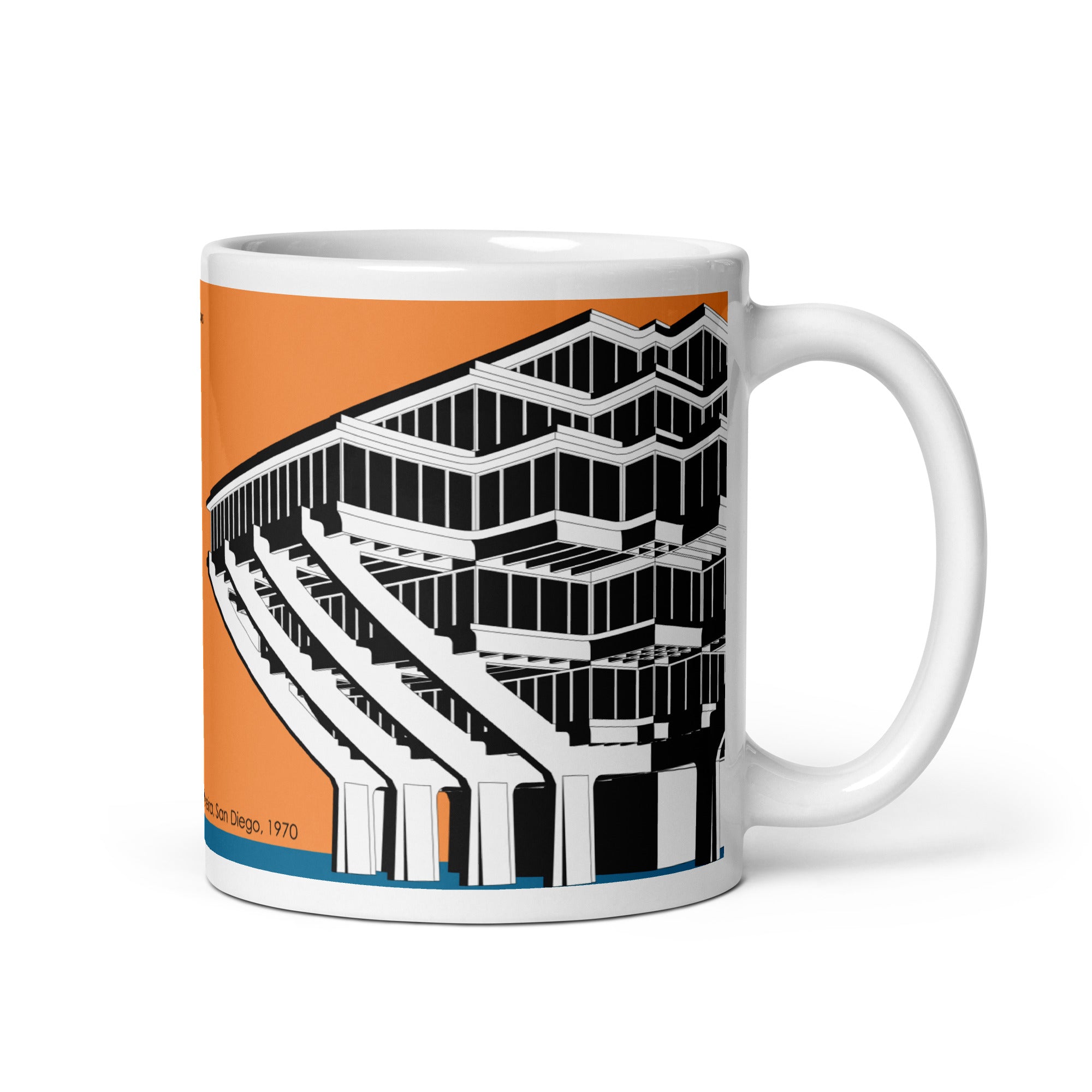 Geisel Library Orange Mugs