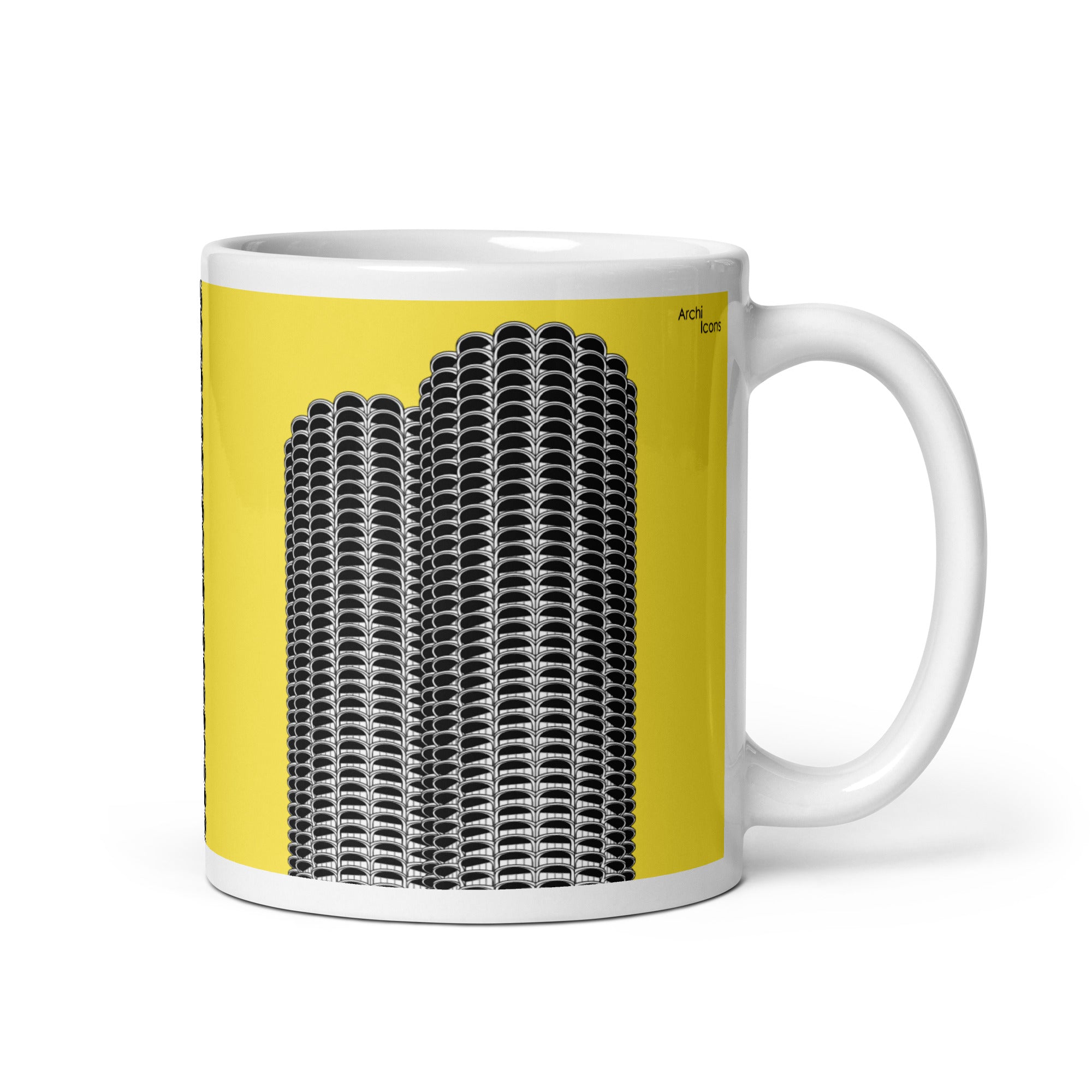Marina City Yellow Mugs | Bertrand Goldberg Design | Chicago Corn Cob ...