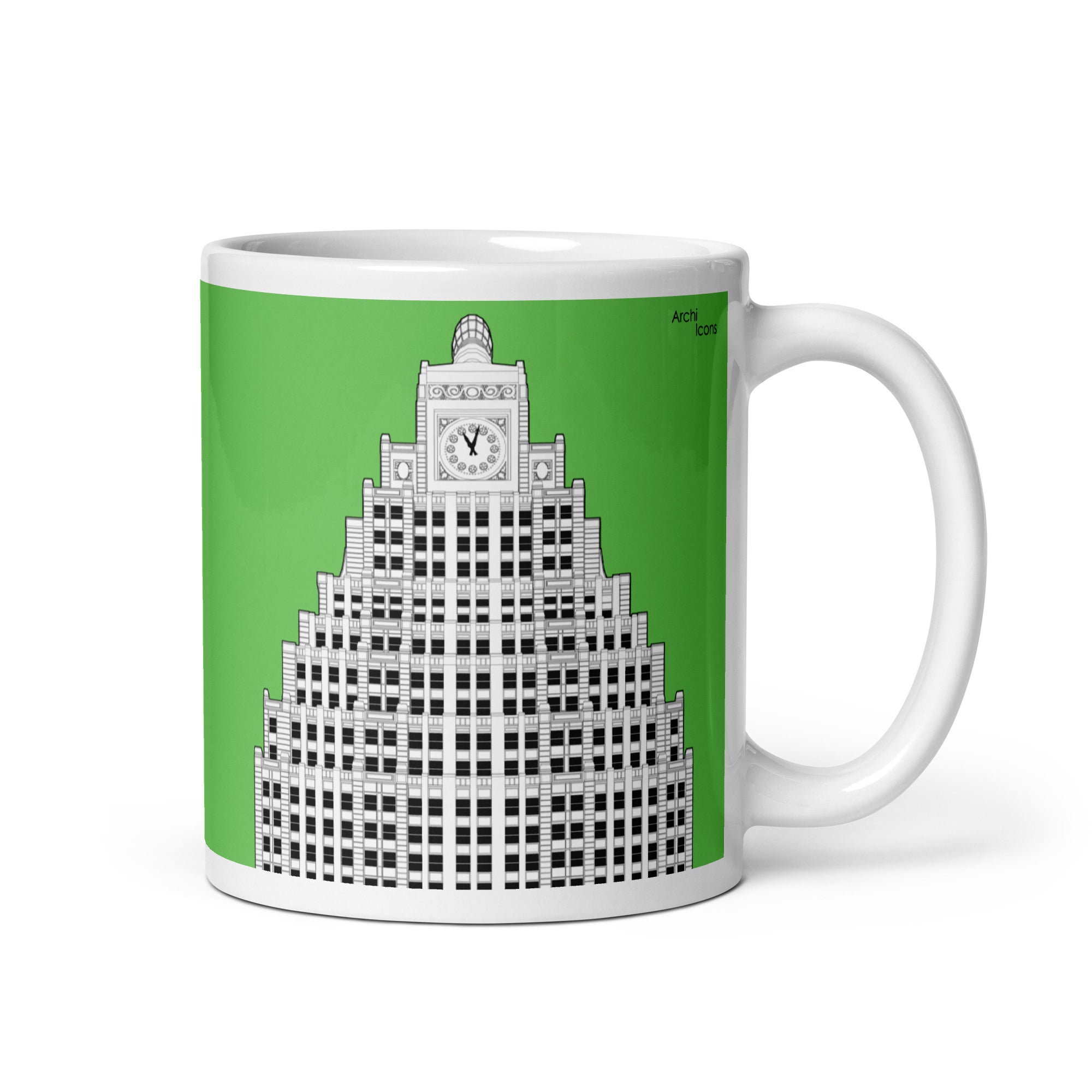 1501 Broadway (the Paramount Building) Green Mugs