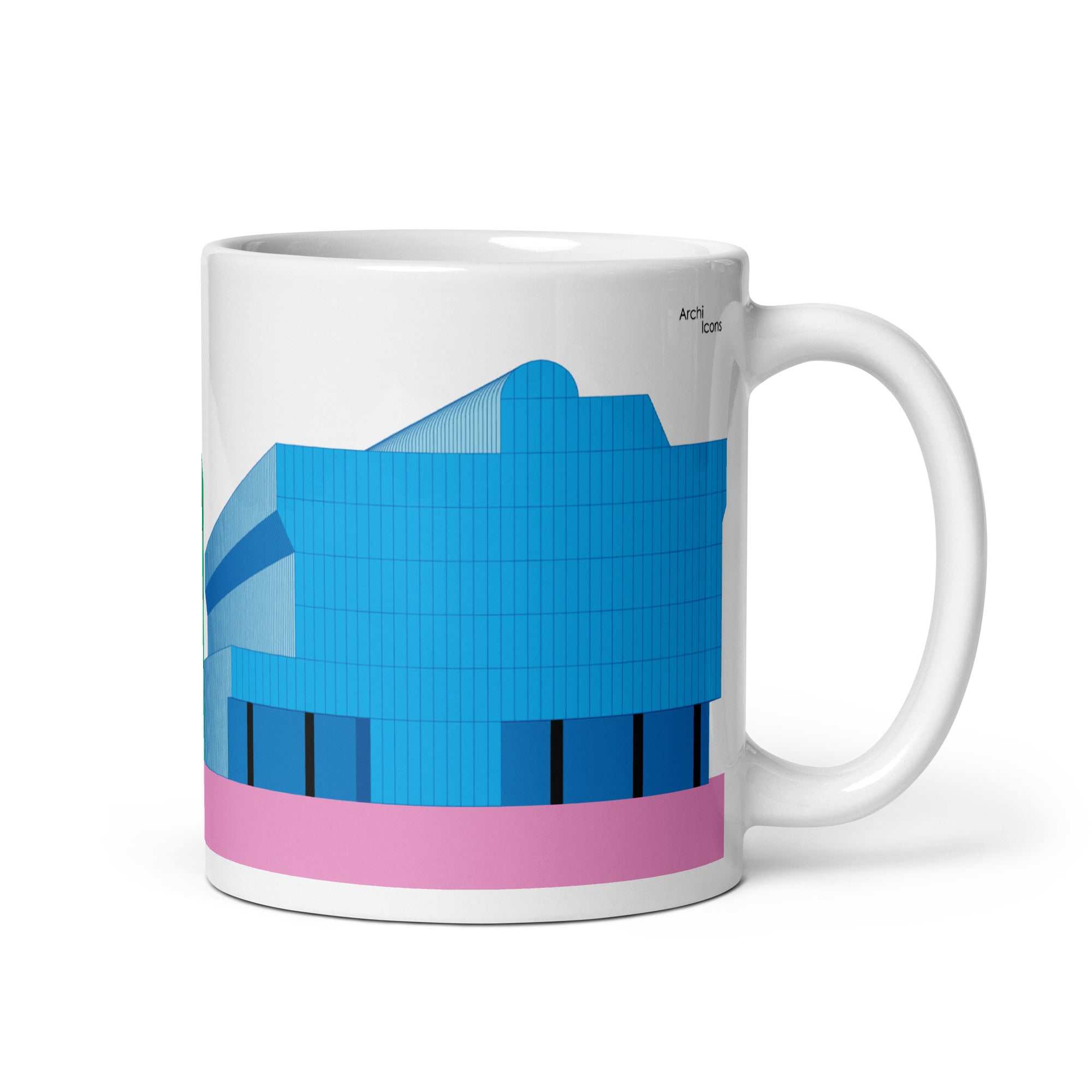 The Pacific Design Center Mugs | César Pelli Late-Modern Blue Whale LA ...