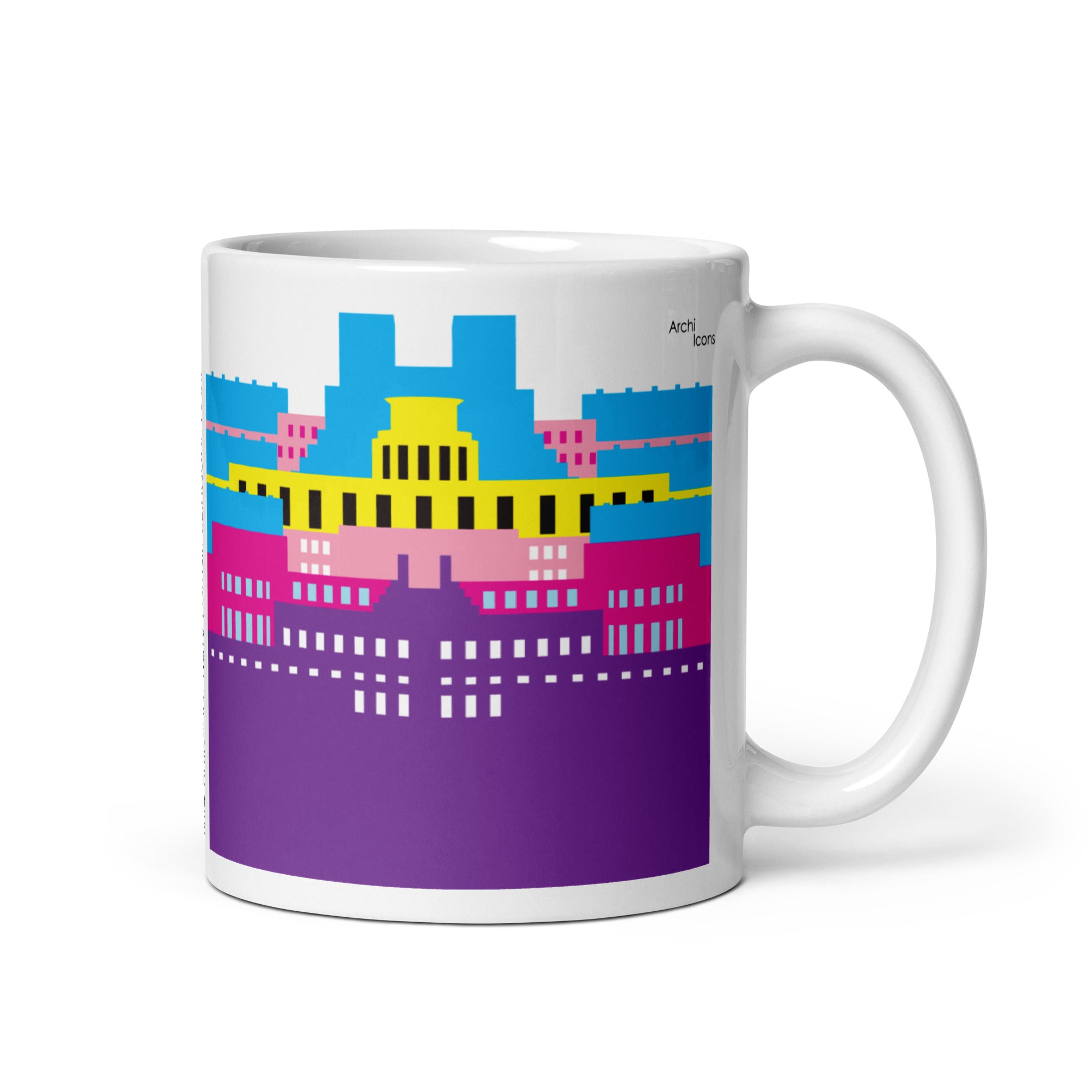 MI6 Building Colour Illustration Mugs | Terry Farrell Design | Vauxhall ...