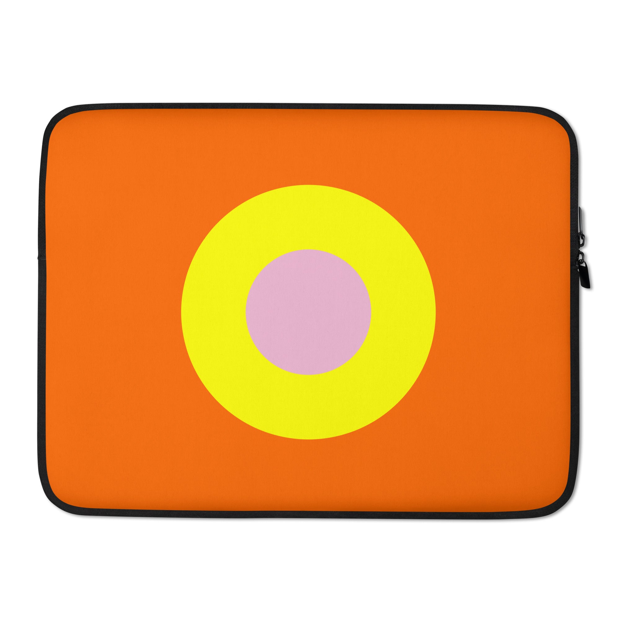 Tiger Orange, Yellow & Pink Single Chromadot Laptop Cases